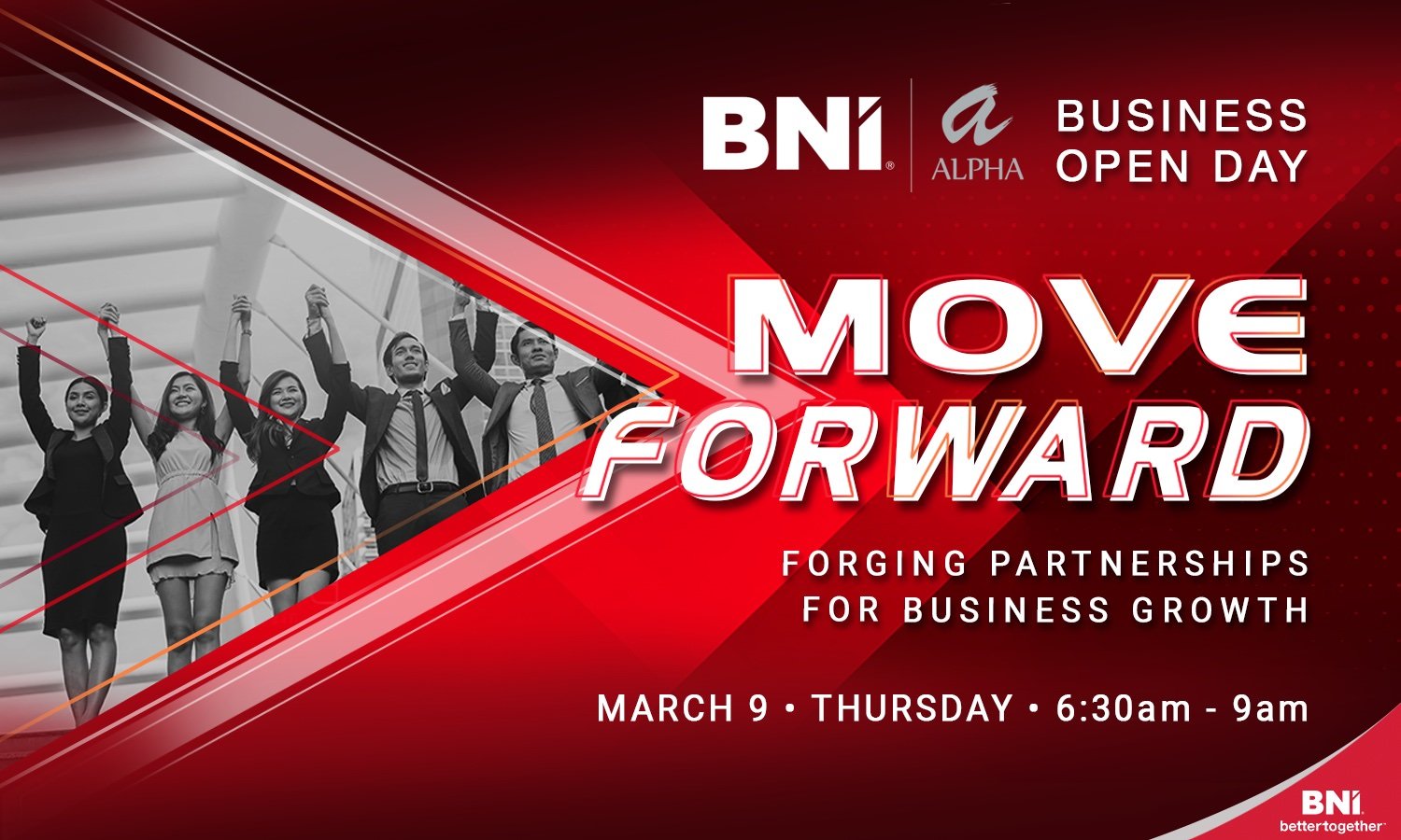 XPERTO | BNI Alpha Business Open Day - Move Forward: Forging ...