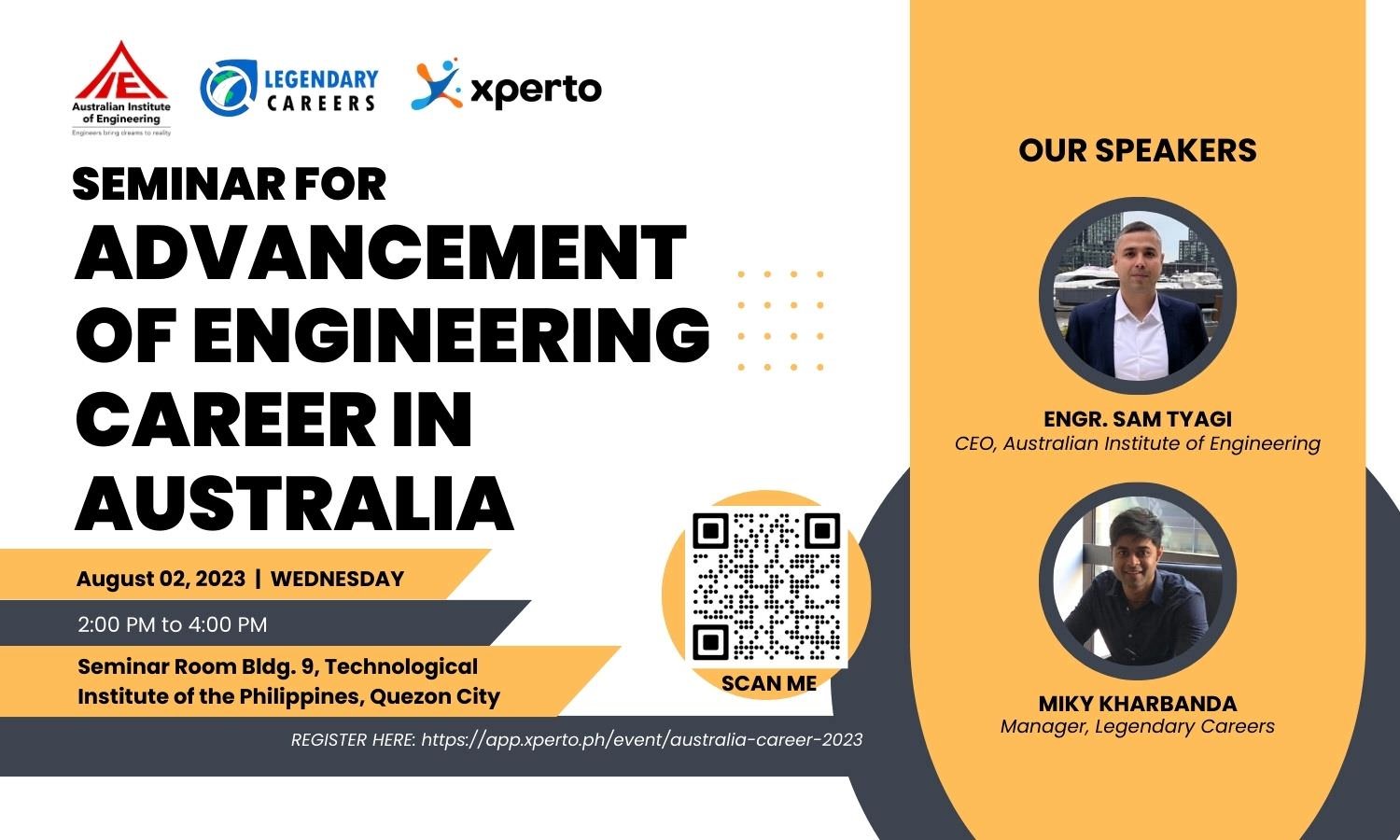 XPERTO | Seminar for Advancement of Career in Australia
